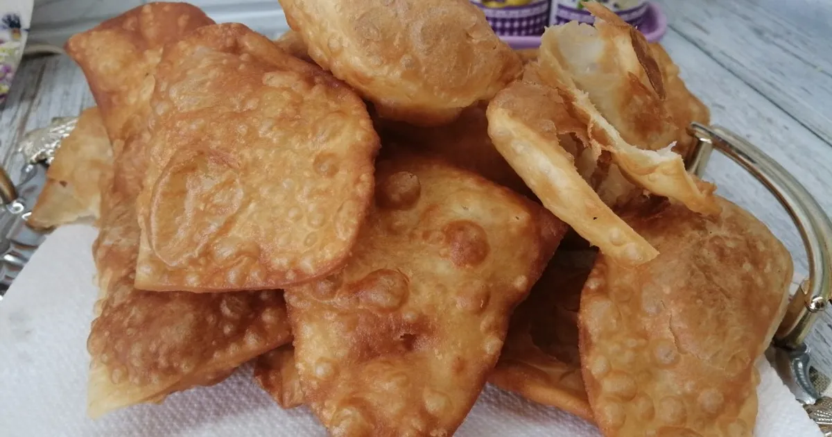Хрустяшки из чебуречного теста рецепт с фото пошаговый от Светлана ...