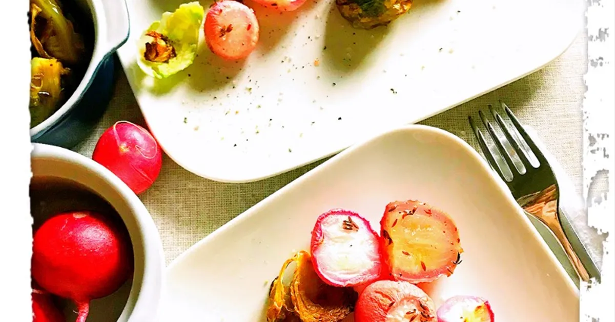 Запечённый редис #кулинарныймарафон рецепт с фото пошаговый от Olia ...