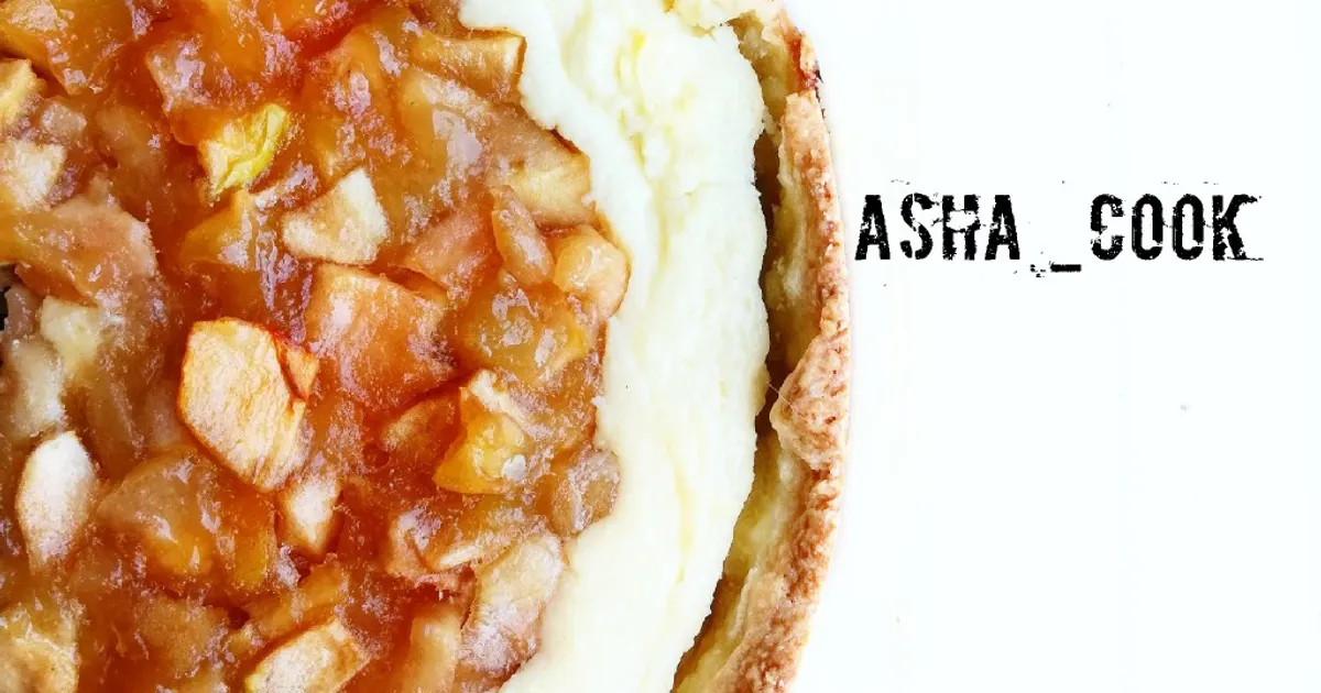 Яблочно-творожный тарт от Аши #спас рецепт с фото пошаговый от Asha ...
