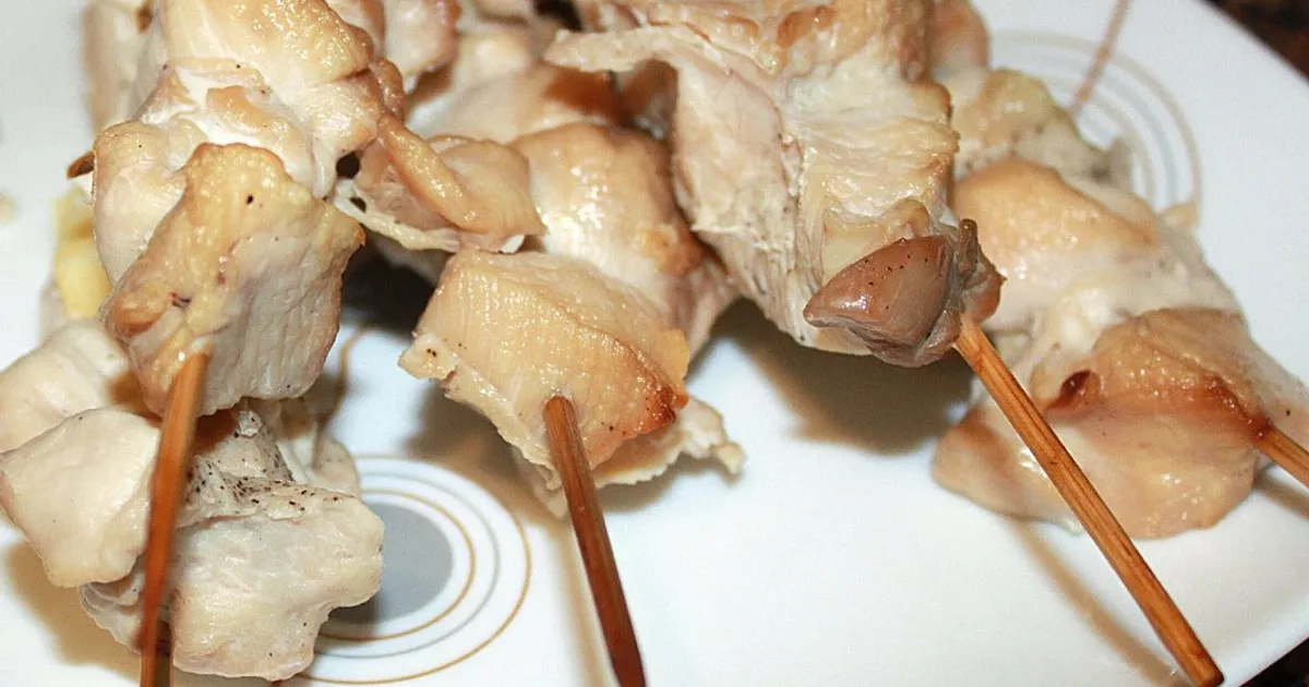 Куриные шашлычки с кабачком в соевом соусе рецепт с фото пошаговый от ...