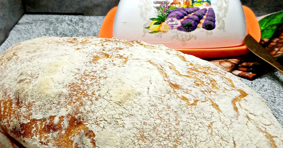 Хлеб Чиабатта без замеса теста рецепт с фото пошаговый от Марина Юрчук