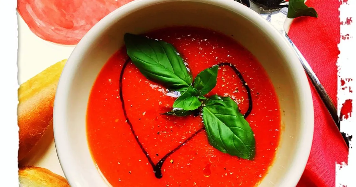 Летний гаспачо #кулинарныймарафон 46 ккал рецепт с фото пошаговый от ...