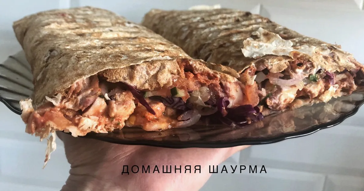 ПП шаурма 251 ккал рецепт с фото пошаговый от Indira_zadira - Овкусе.ру