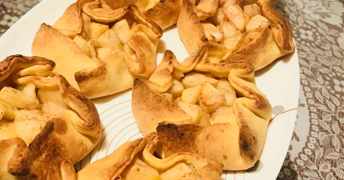 Яблочные галеты из творожного теста рецепт с фото пошаговый от Amal ...