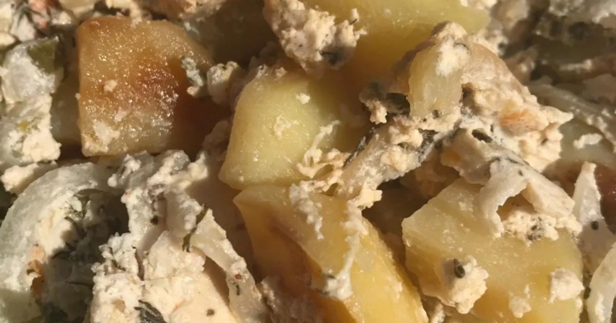 Индейка с картошкой в духовке рецепт автора Оксана Крутова