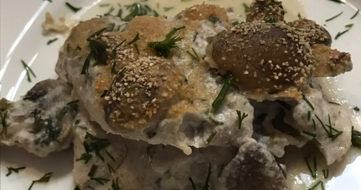 Рыбная запеканка с шампиньонами рецепт с фото пошаговый от Кристина ...