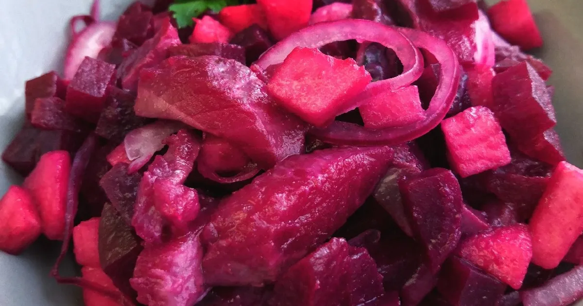 Скандинавский селедочный салат "Sillsallad" рецепт с фото пошаговый от ...