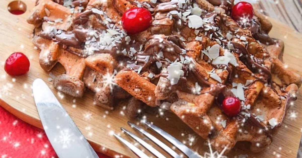 Миндально-шоколадные вафли 357 ккал рецепт с фото пошаговый от vienna ...