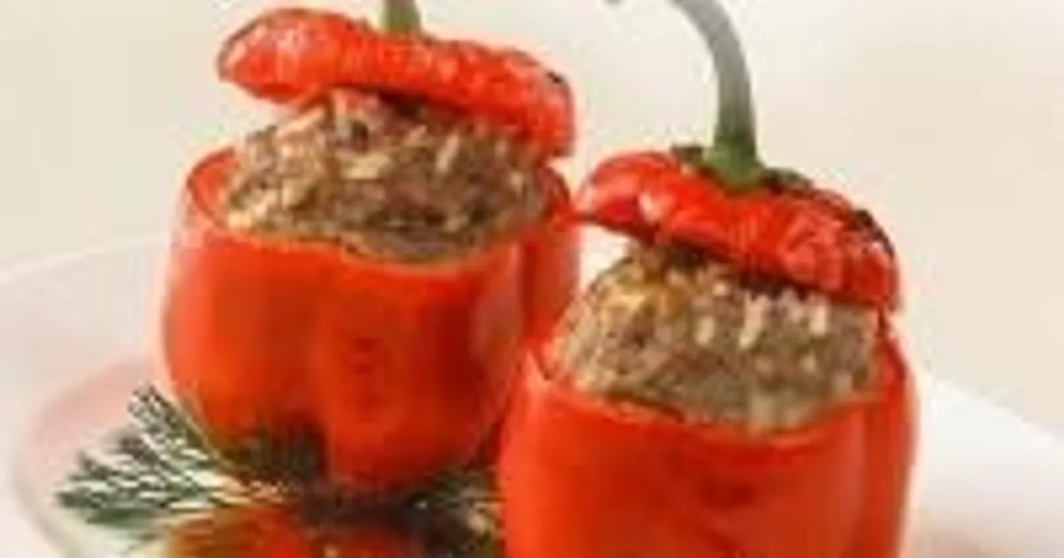 Перец фаршированный мясом и рисом рецепт автора Александр директор