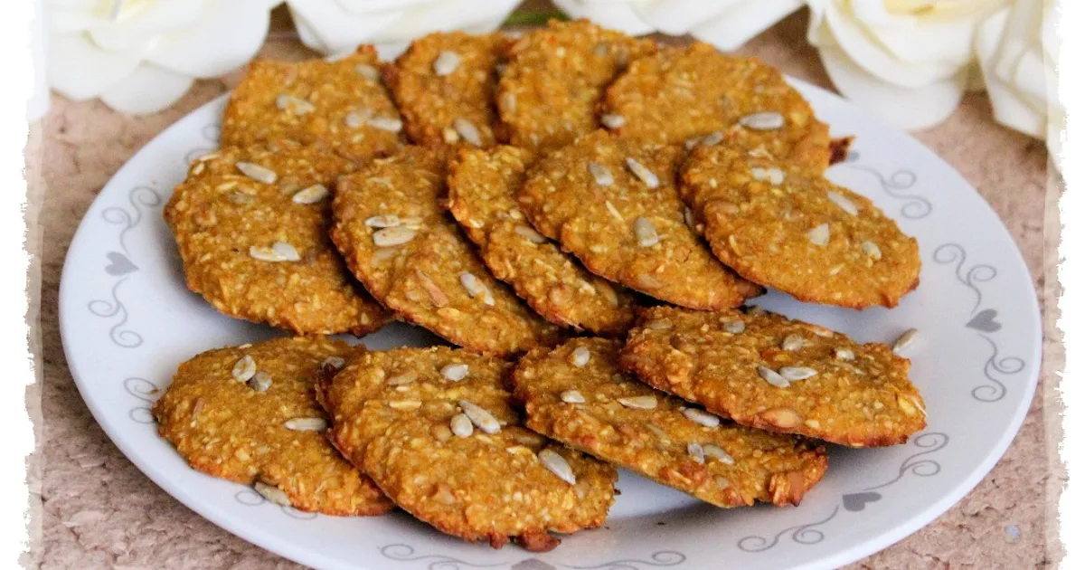 Постное тыквенно-овсяное печенье с семечками подсолнуха рецепт с фото ...