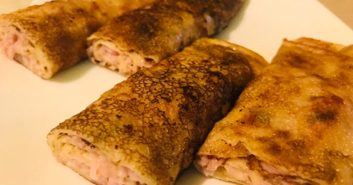 Блинчики с ветчиной и сыром рецепт с фото пошаговый от Марина Алексеева ...