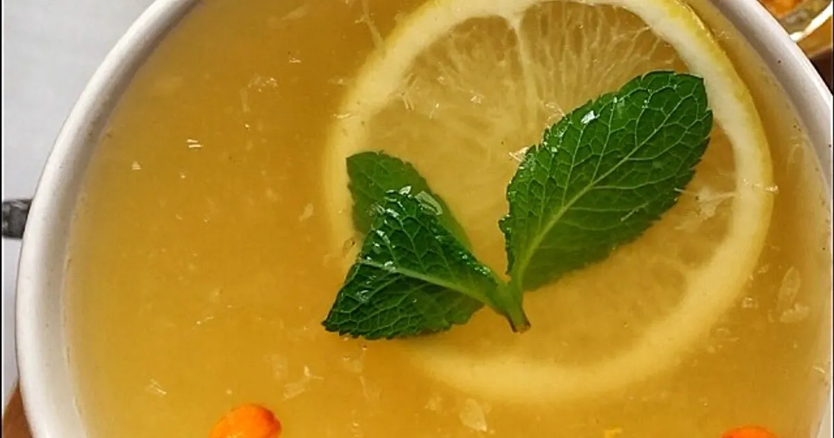 🍵🍋🍯имбирно- лимонно-медовый чай🍯🍋🍵 - рецепт автора @albinaaibasheva