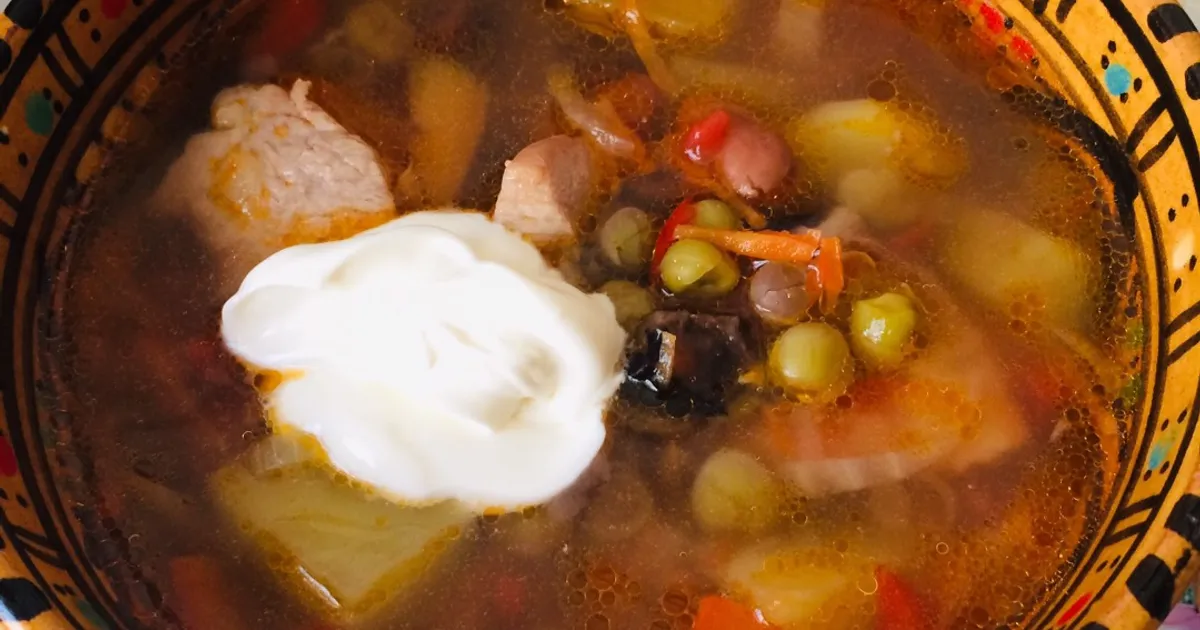 Бобовый острый суп 🍲 🔥🌶 - рецепт автора Юля Марюхна