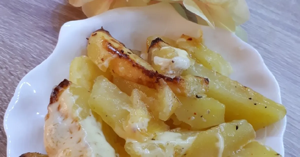 Картофельные дольки запечённые в духовке рецепт с фото пошаговый от