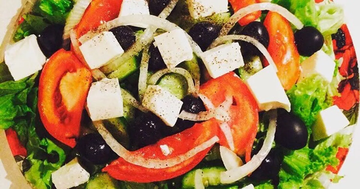 «Греческий салат»🥗 - рецепт автора Harlin_Queenzel