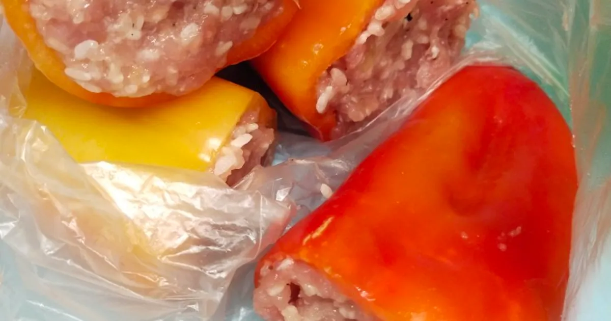 Фаршированные перцы в заморозку рецепт автора Алена на кухне